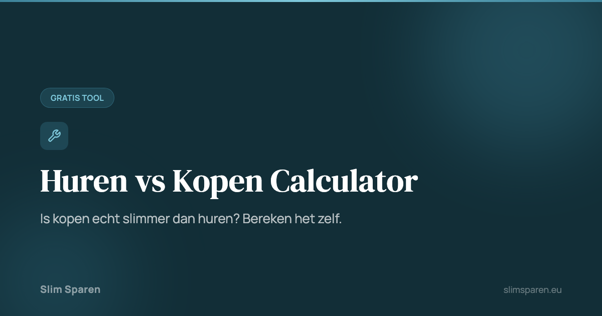 Huren vs Kopen — Slimsparen.eu